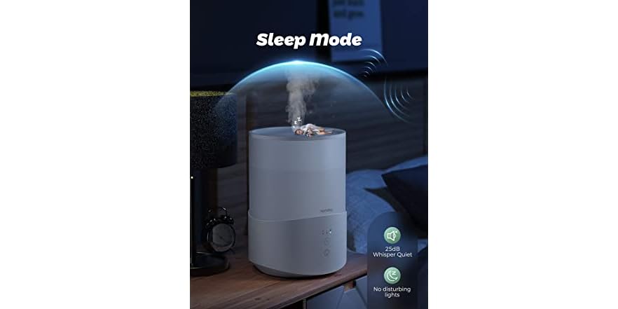 Homasy Humidifier for Bedroom