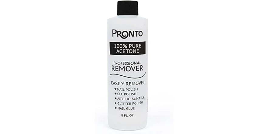 Pronto 100% Acetone Gel Nail Polish Remover