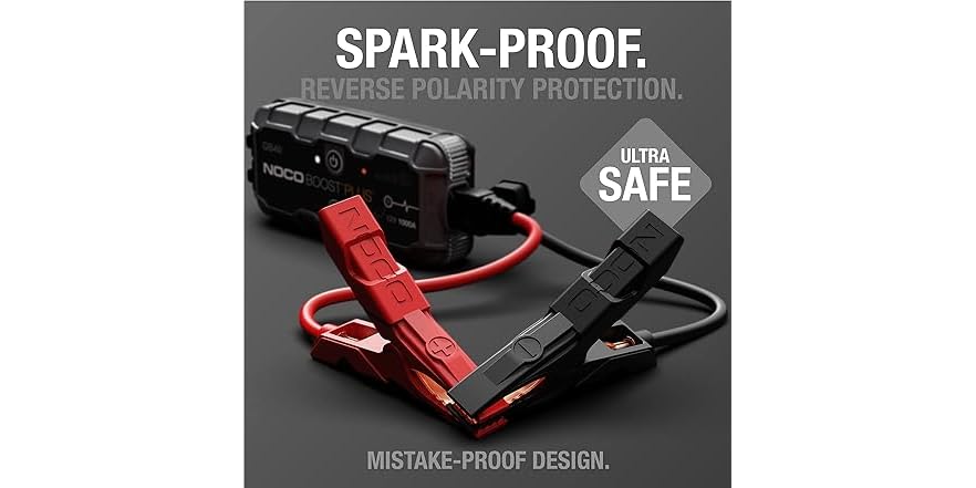 NOCO Boost Plus GB40 1000-Amp UltraSafe Car Battery Jump Starter, 12V ...