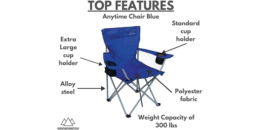 MOUNTAIN SUMMIT Anytime Chair Camping