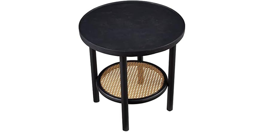 Ball & Cast Side End Table, Black