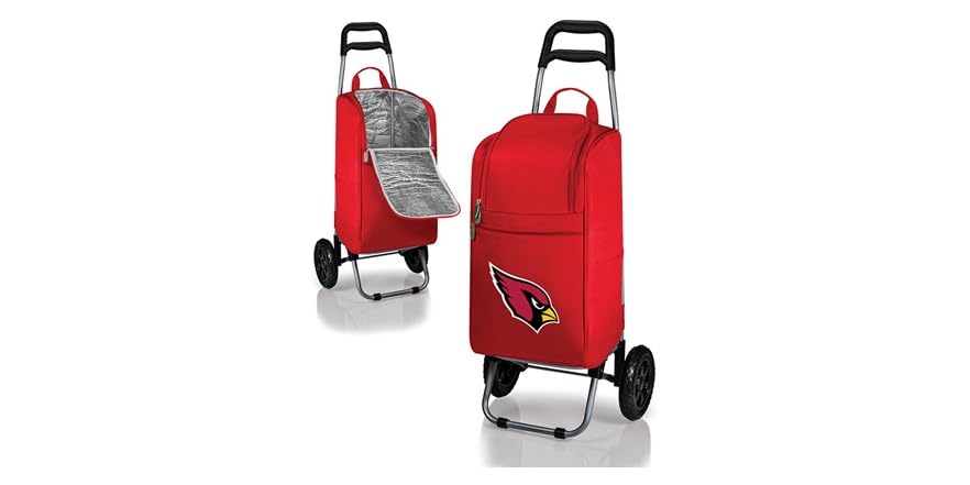 NFL Cart Cooler with Trolley