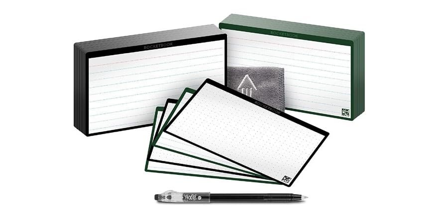 Rocketbook Cloud Cards - Reusable Index Cards