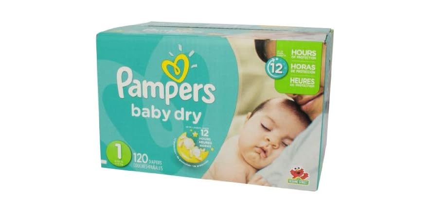 Pampers Baby Size 1 Diapers Super Pack