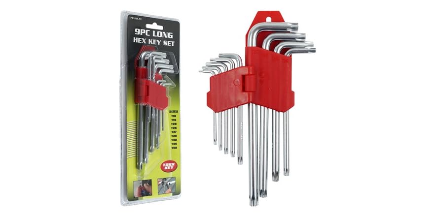 9 piece Hex/Allen Key Long Key Set