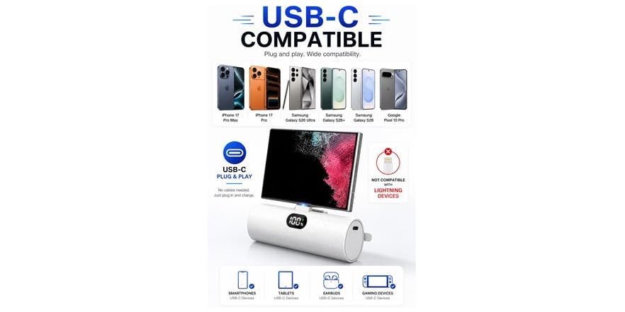 5000mAh Power Bank Ultra Slim