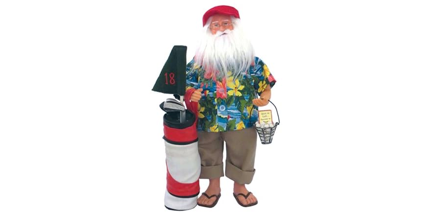 15" Spring Break Santa