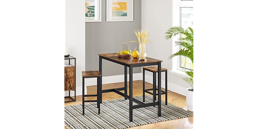 VASAGLE Bar Table Set