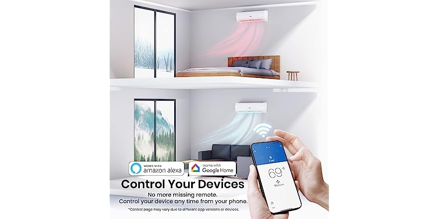 TOSOT 12,000 BTU Mini Split AC WiFi-110V