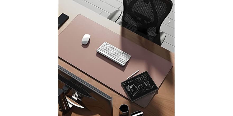 YSAGi Eco Cork PU Leather Desk Pad - Medium (Your Choice of Color)