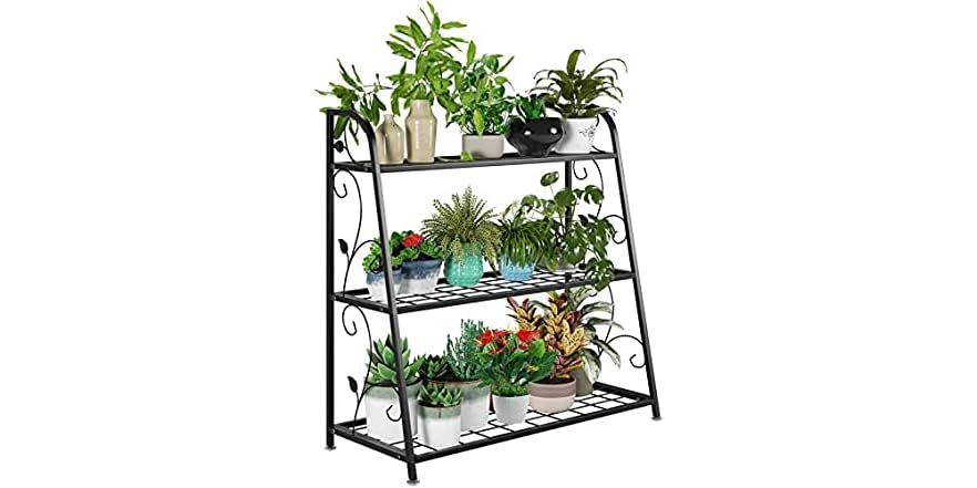 TLGREEN 3 Tier Plant Shelf