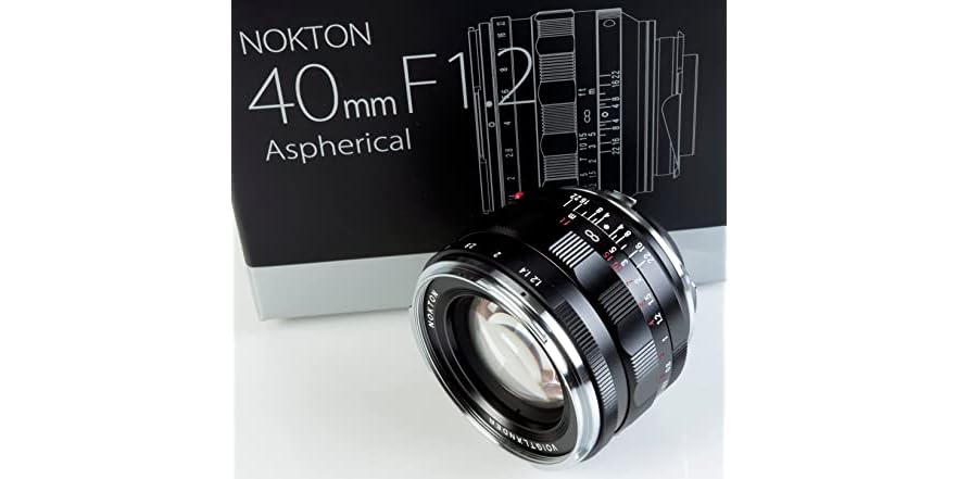 Nokton 40mm f/1.2 Wide Angle M Mount Len