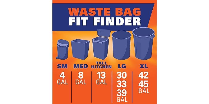 Hefty Kitchen Bags 40ct