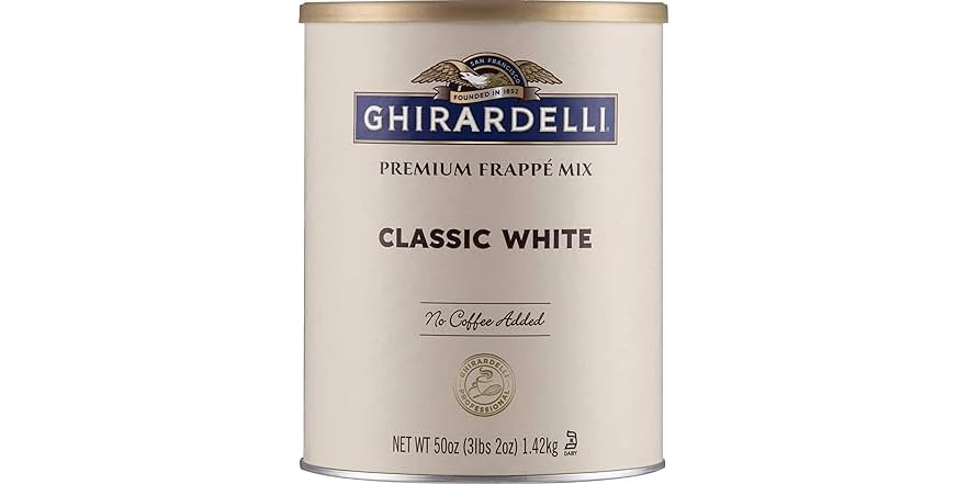 Ghirardelli Classic White Frappé Mix