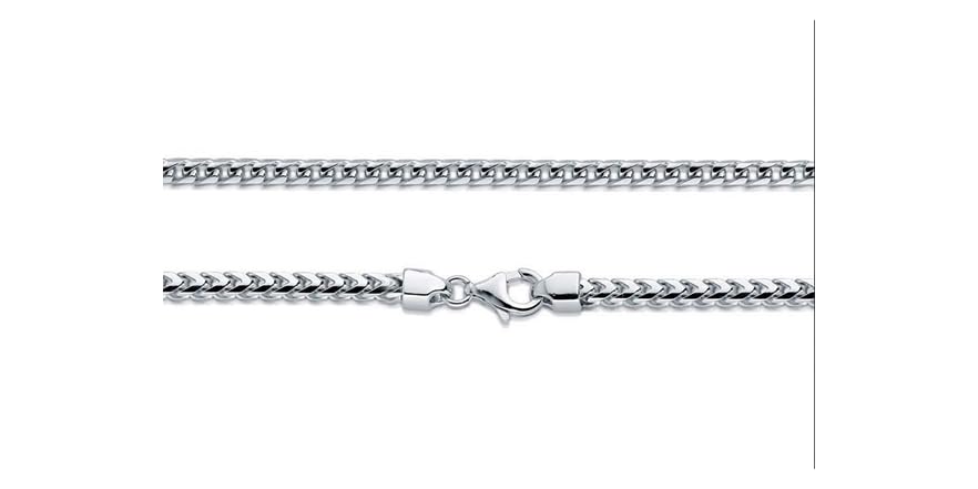 Silver Franco Square Box Link