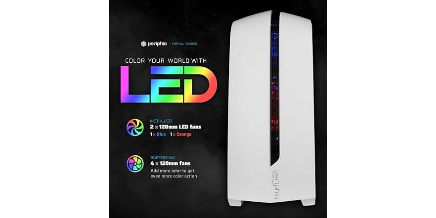 Periphio Warp Prebuilt Gaming PC 16GB 1TB (Open Box)