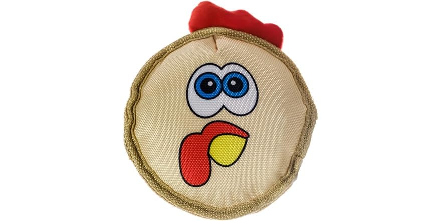 Pronk! Cluck Cluck Chicken Face Dog Toy