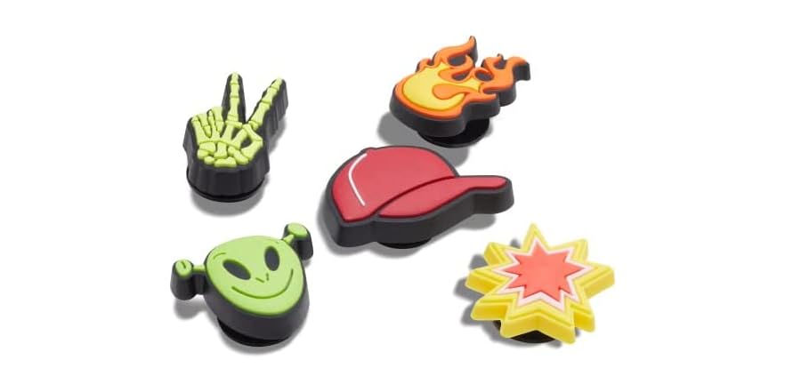 Crocs Jibbitz 5-Pack Alien Shoe Charms