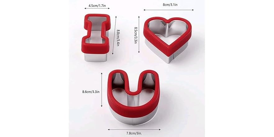 Love Biscuit Cutting Machine 3-piece Set