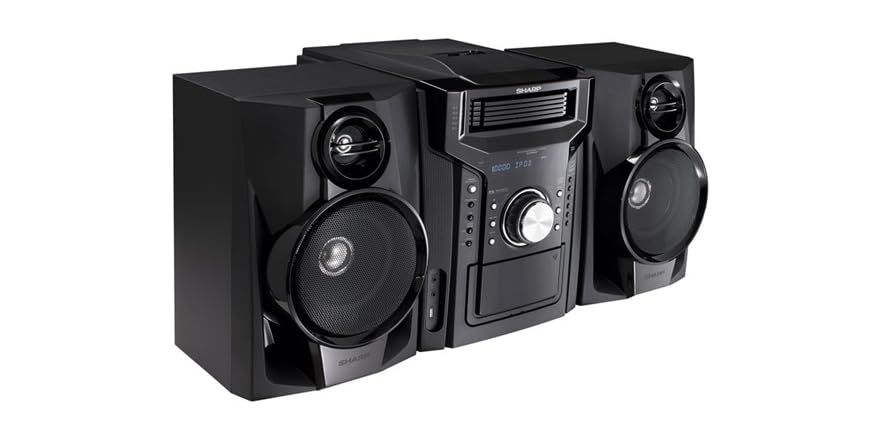 Sharp Mini Component System w/ iPod Dock
