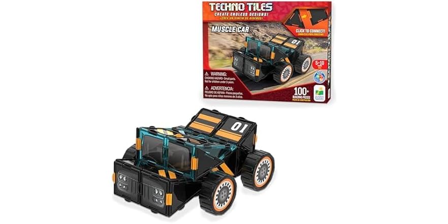 The Learning Journey Techno Tiles - Muscle Car