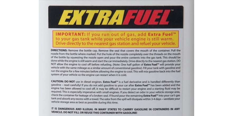 Extra Fuel Emergency Fuel Solution