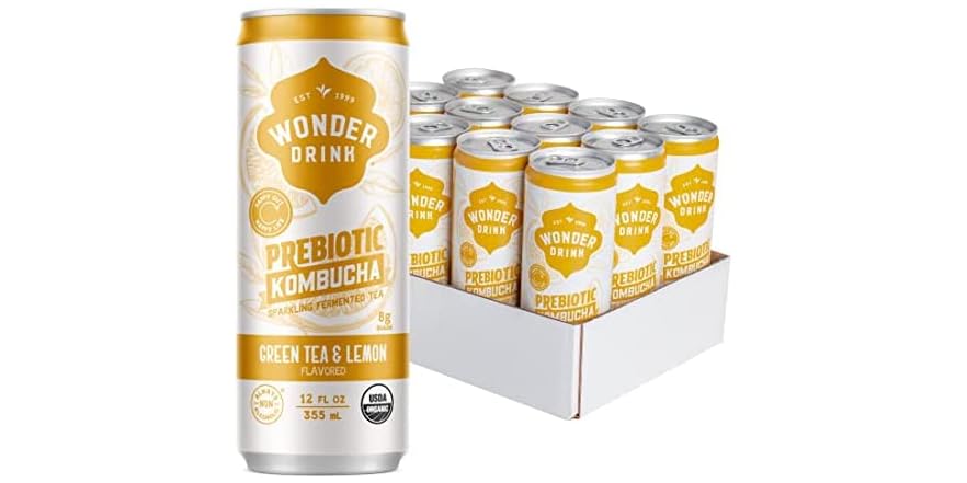 Wonder Drink Prebiotic Organic Kombucha