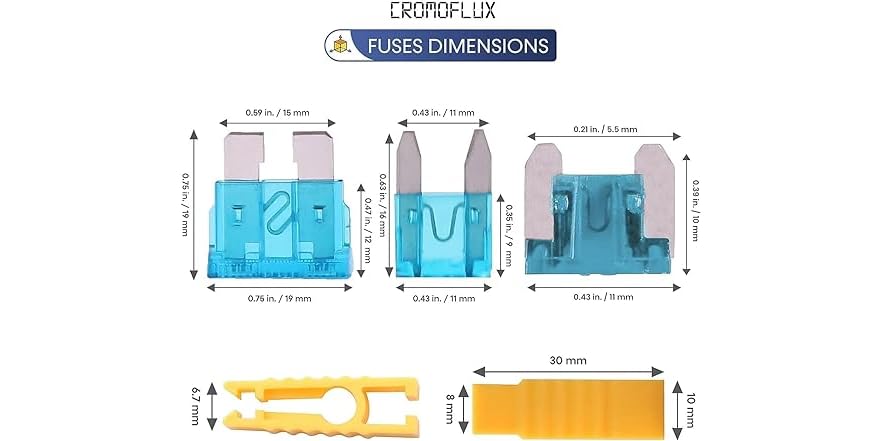 Titans 280 PCS Car Fuses Assortment Kit, 2A – 40A