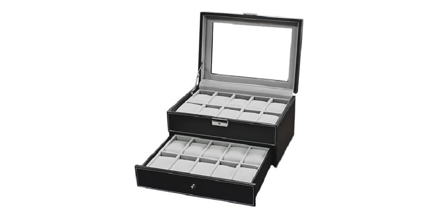 Classic 20- Slot Watch Box