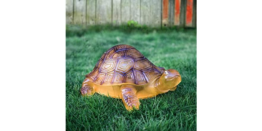 Solar Turtle Garden Statue For Yard