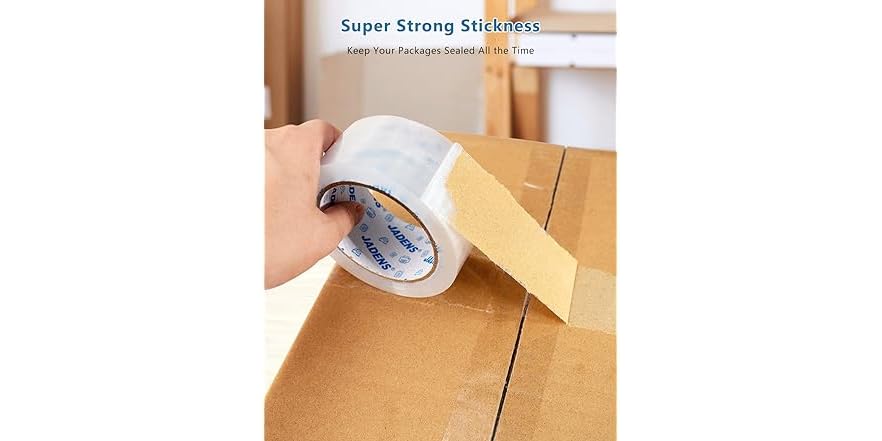 JADENS Packing Tape 6 Rolls