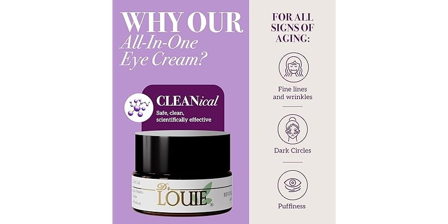 Revitalizing All-In-One Eye Cream, Jojoba Oil Organic & Matrixyl 3000