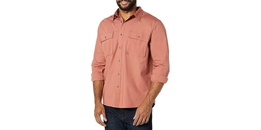 Amazon Essentials Men Slim Utility Shirt