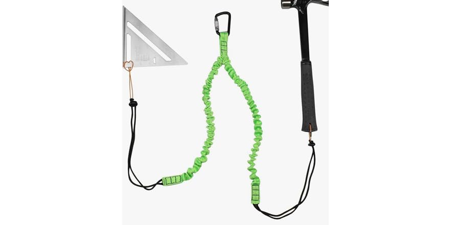 Maximum Safety Hi-Vis Double Leg Tool Lanyard