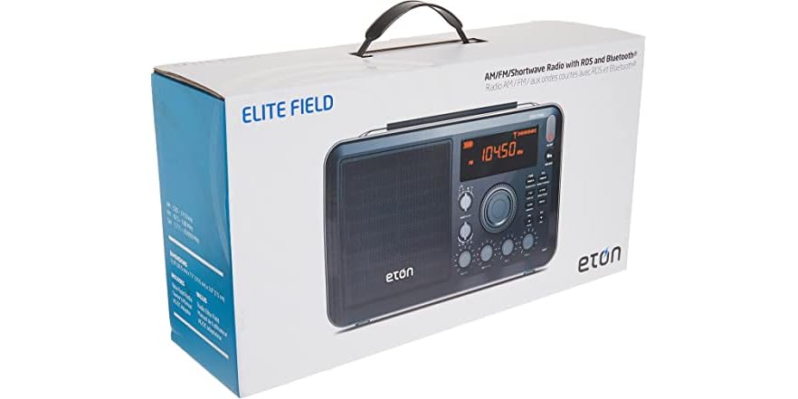Eton Elite Field AM/FM/Shortwave Desktop Radio with Bluetooth