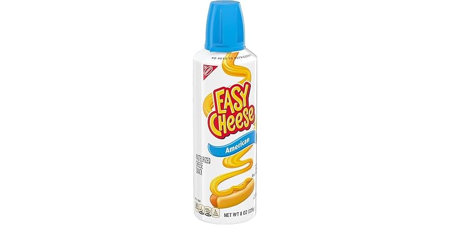 Easy Cheese American Cheese Snack, 8 oz