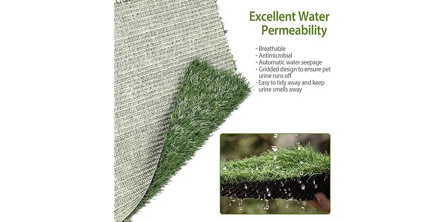 iMounTEK Grass Patch for Dogs, Artificial Grass