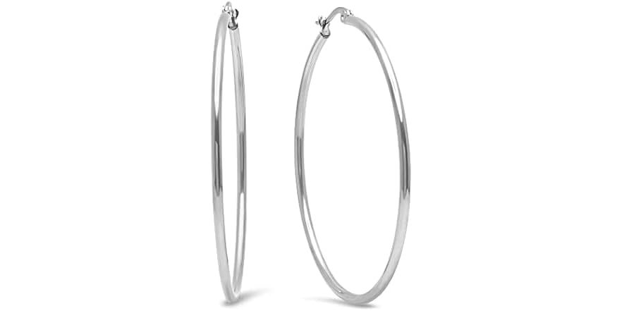 Amazon Stainless Hoop Earrings