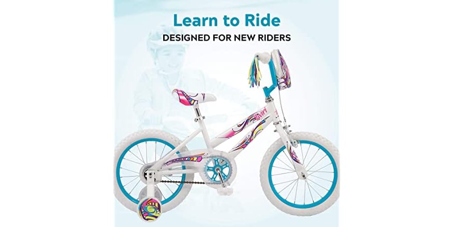 Pacific Cycle Twirl Kids Bike, 16-Inch Wheels