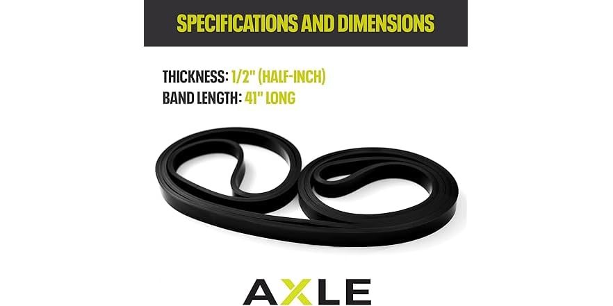 AXLE Home Gym Resistance Band 41" Long