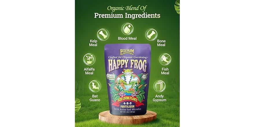 FoxFarm Happy Frog Acid Loving Plant Fertilizer