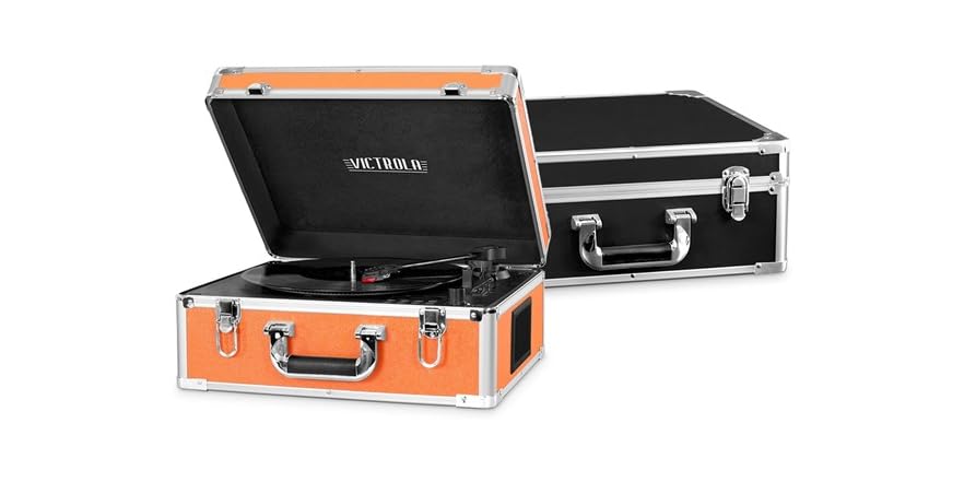 Victrola Bluetooth Record Player with CD Player