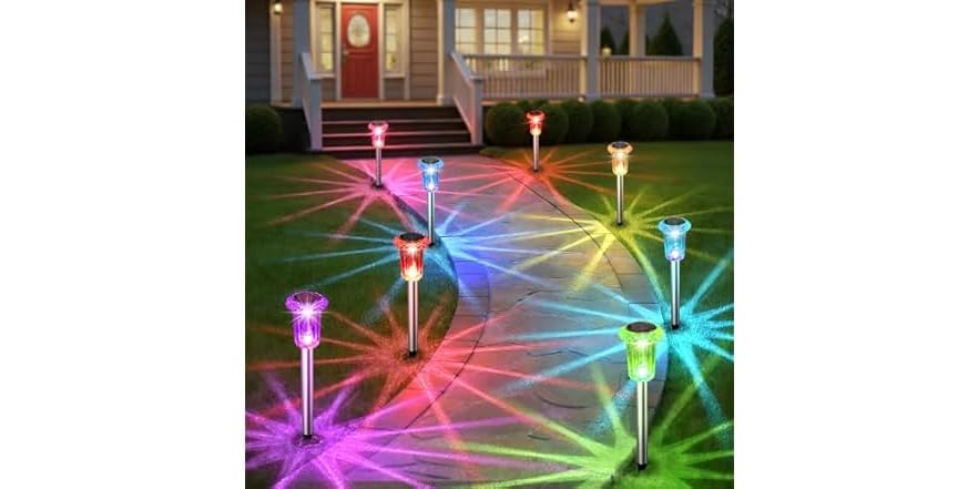 Solar Outdoor Lights RGB
