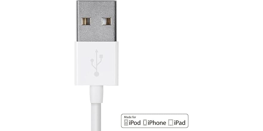 Monoprice Lightning to USB Type-A Charging Cable, 3 Feet