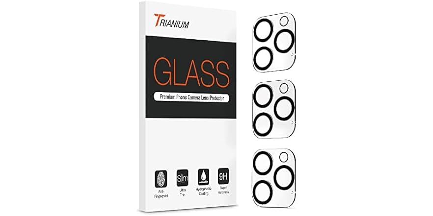 Trianium Trianium 3 Pack Camera Lens Screen Prote