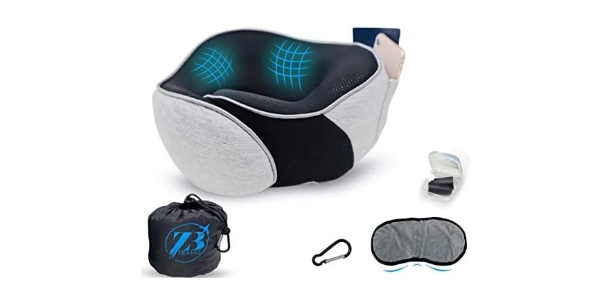 Travel Pillow Turtle Neck Support for Airplane