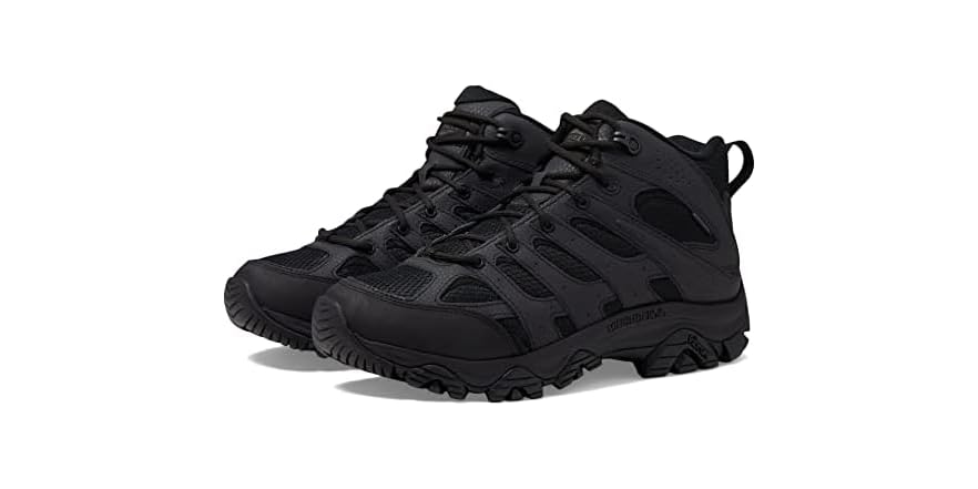Merrell Men's Moab 3 Mid Waterproof Tactical Boots (Open Box)