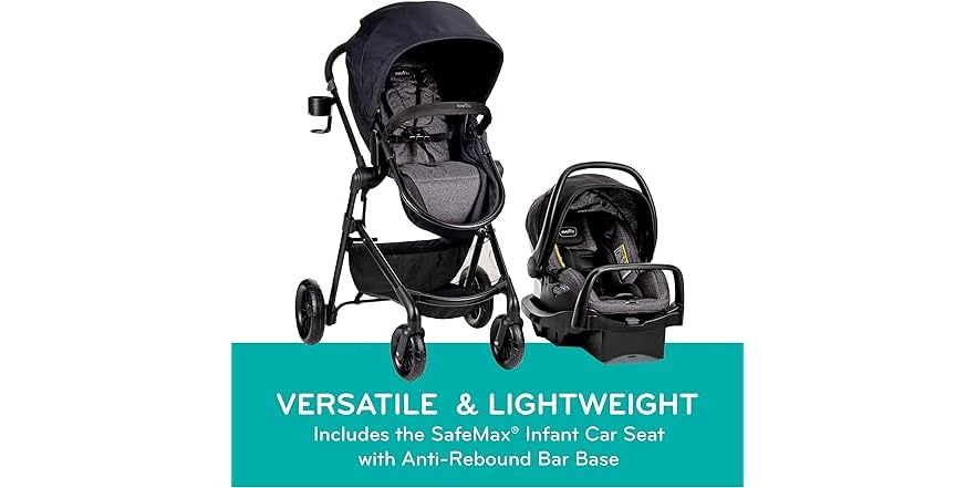 Evenflo Pivot Modular Travel System with LiteMax Infant Car Seat ...