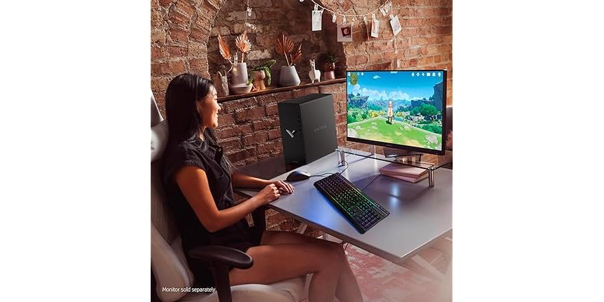 HP Victus 15L Gaming Desktop HyperX Bundle