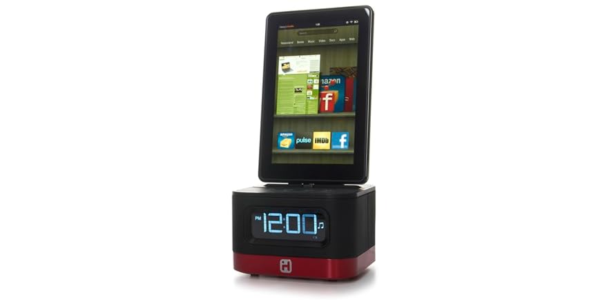 Alarm Clock & Charger for Kindle Fire